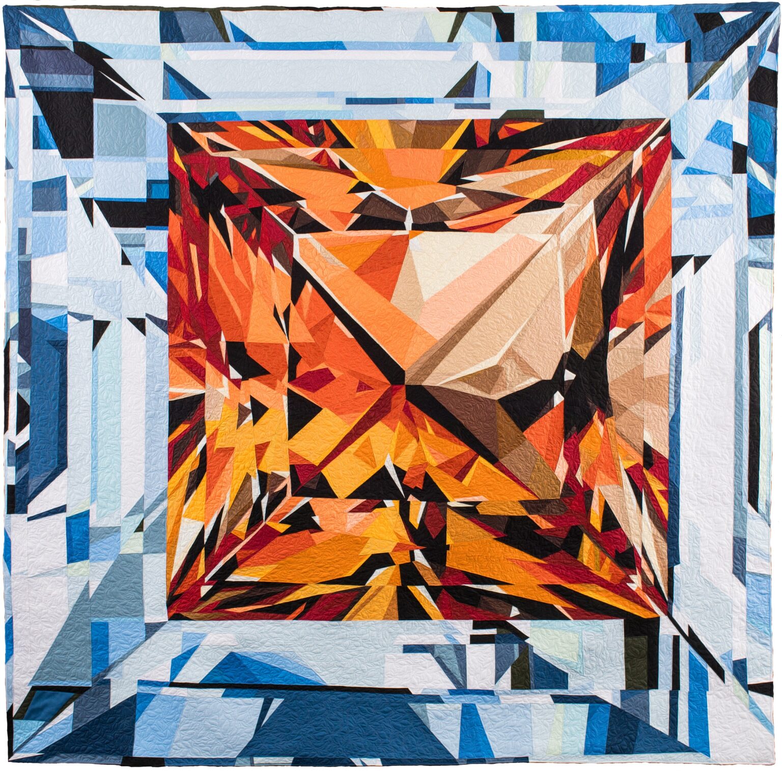 Quilt Artists - Diamond Quilt - Textile Artist - MJ Kinman